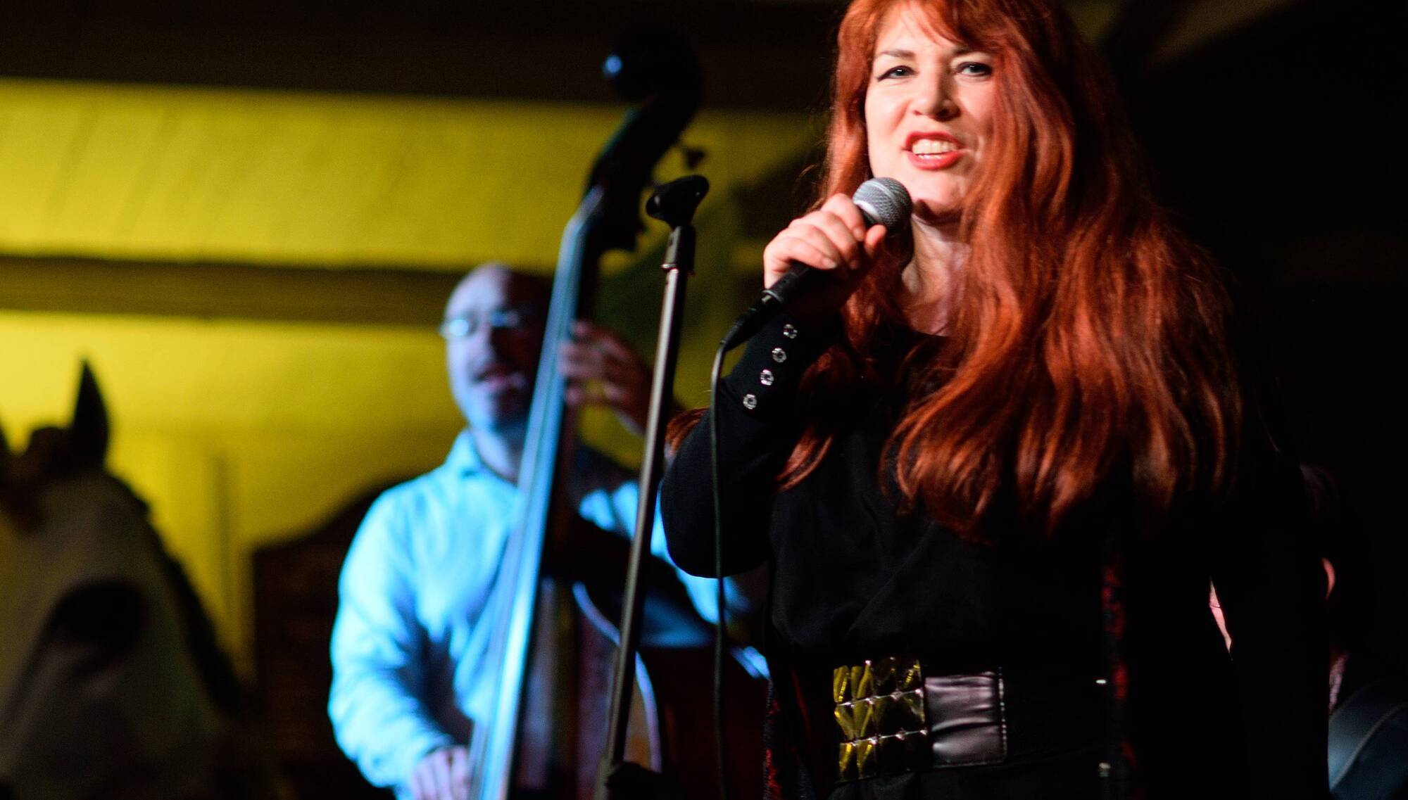 Christine is 'back home' after a long voyage in pursuit of her art ...